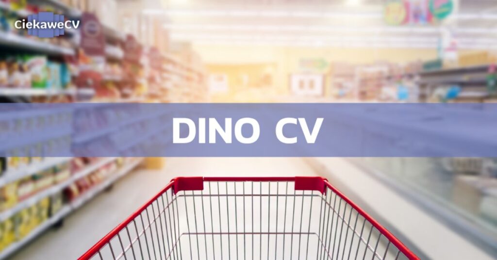 Napisz skuteczne CV do Dino [wskazówki + gotowy wzór]